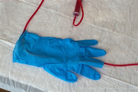 Элементарный самодельный тренажер для проведения внутривенных инъекций ...