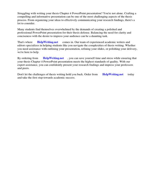 Chapter 4 Thesis Pdf Thesis Microsoft Power Point