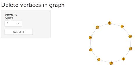 R Shiny Igraph Handling Reactivity To Current List Of Vertices In Updateselectinput Stack