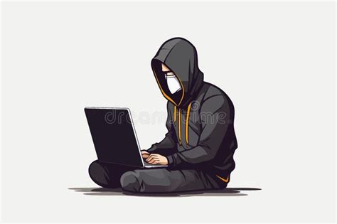 Hacker Vector Flat Minimalistic Asset Isolated Vector Style Hacker Vector Flat Minimalistic Asset Isolated Vector Style