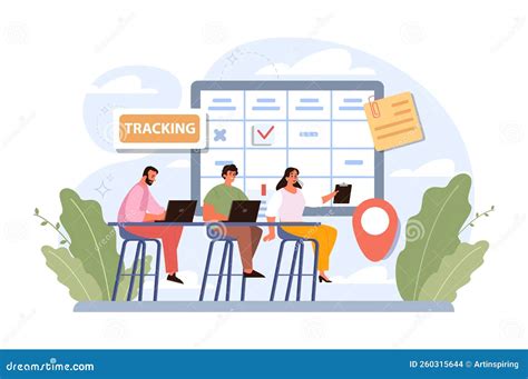 Project Tracking Linear Icons Set Progress Schedule Milests