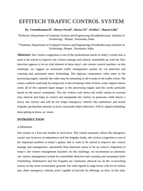 Pp Traffic Project 11 Pdf Traffic Artificial Neural Network