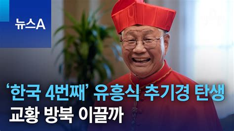 ‘한국 4번째 유흥식 추기경 탄생…교황 방북 이끌까 뉴스a Youtube
