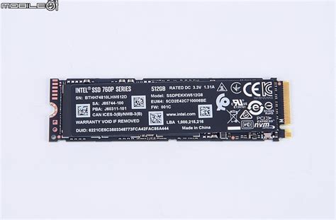 3200MB/s 高速傳輸！Intel SSD 760P 512GB 固態硬碟實測！ - Mobile01