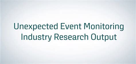 Unexpected Events Pilot Monitoring Research Report — Helioffshore