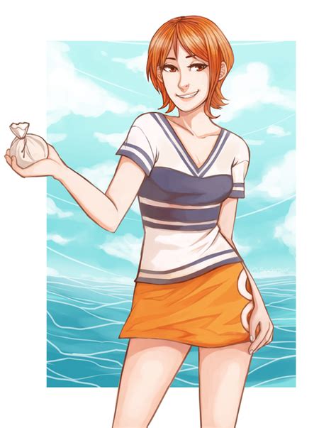 Fanart One Piece Nami By Sachrawrrr On Deviantart