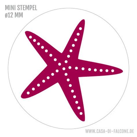 Mini Motivstempel Seestern Casa Di Falcone