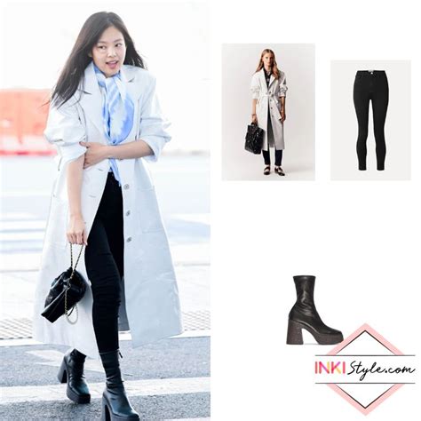 Blackpink Jennie Rocking A Casual Luxe Travel Outfit At Incheon Airport