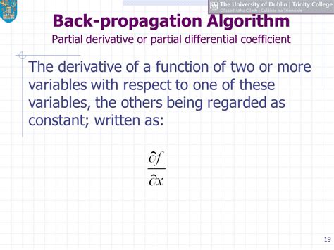 Financial Informatics Xvi Supervised Backpropagation Learning Ppt