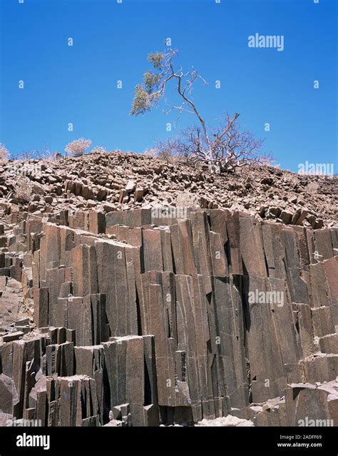 Doleritic Sill This Columnar Dolerite Is Igneous Rock That Has