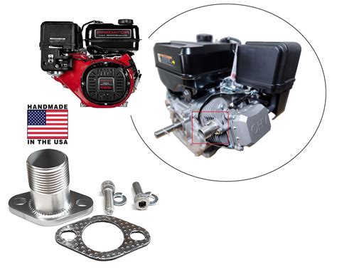 Exhaust Adaptor Male 1 Flange For Predator Max 459cc Xp16hpe