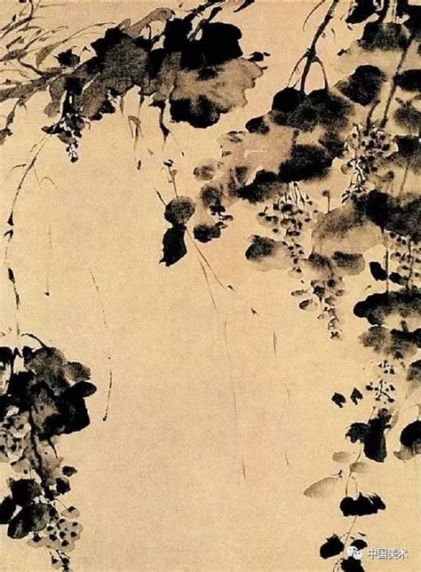 题葡萄图徐渭 墨葡萄图徐渭 徐渭墨葡萄图 大山谷图库