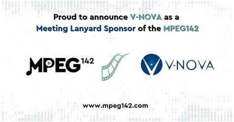 V Nova Ltd On Linkedin Celebration Mpeg Lcevc Vnova