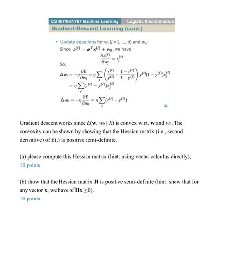 Solved Convexity And Optimization In The Class We Have Chegg