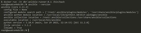 Ansible Runner As Docker Container Saxonydevops