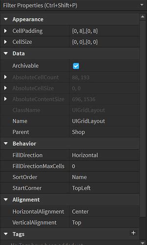 Uigridlayout Wont Work Properly Art Design Support Developer Forum