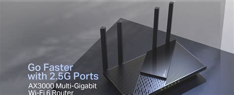 TP Link AX Dual Band Multi Gigabit WiFi Router Gbps WAN LAN Port MHz K Streaming