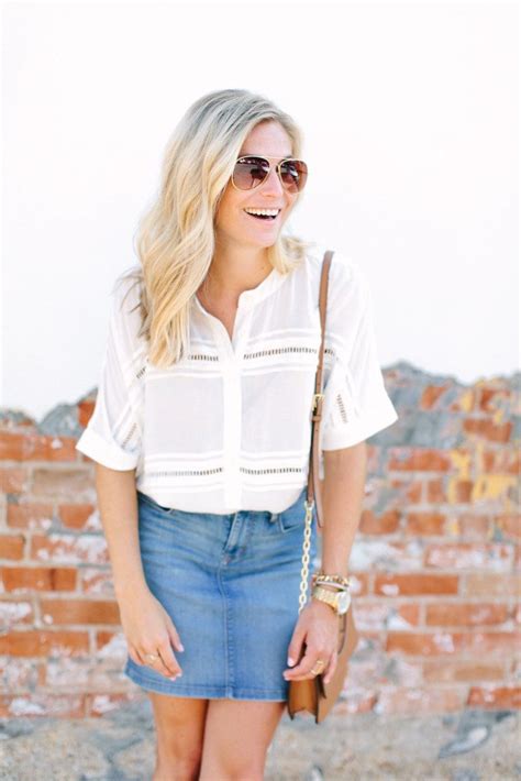 Denim Skirt Summer Trend 2015