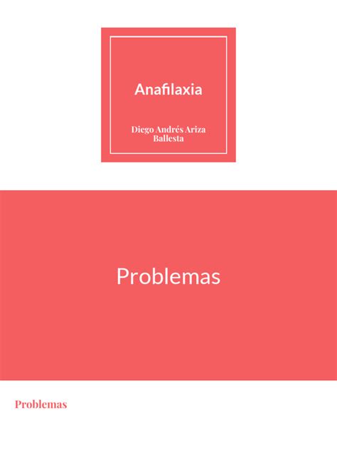 Anafilaxia Descargar Gratis Pdf Inmunología Medicina Clinica