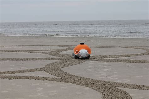 The Project The Beachbot Is An Autonomous Robot That Can Create Large Scale Sand Art The Robot