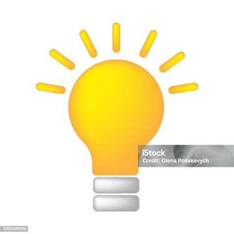 흰색 배경에 노란색 전구 비즈니스 솔루션 개념 벡터 일러스트레이션 스톡 이미지 0명에 대한 스톡 벡터 아트 및 기타 이미지 0명 3차원 형태 개념 Istock