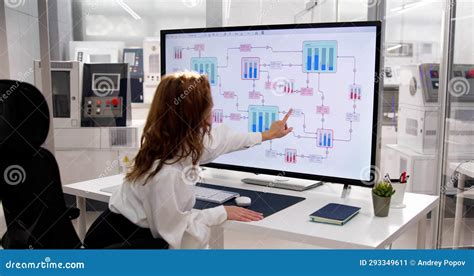 Software Engineer In Office Stock Image Image Of Electronics