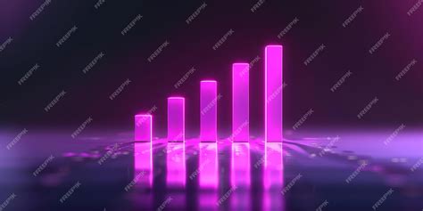 Premium Photo High Definition Purple Bar Graph For Precise Data