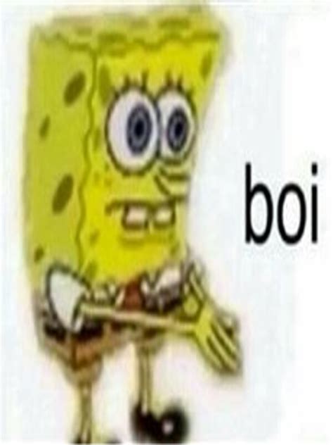 Spongebob Boi Meme Stickers By Memeboixd Redbubble
