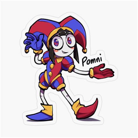 Pomni The Amazing Digital Circus Sticker For Sale By Darbkastore Artofit