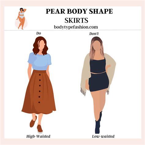 How To Choose Skirts For Pear Body Shape Fashion For Your Body Type