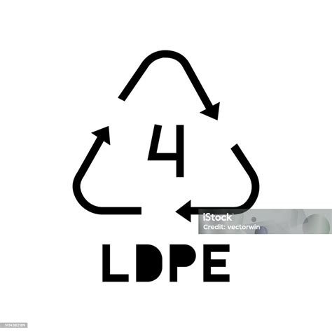 Ldpe 플라스틱 제품 기호 글리프 아이콘 벡터 일러스트 레이 션 가방에 대한 스톡 벡터 아트 및 기타 이미지 가방 거북이