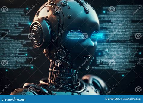 chatbot technology artificial intelligence concept stock vector hot
