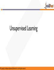 Unsupervised Learning Pdf Unsupervised Learning Copyright
