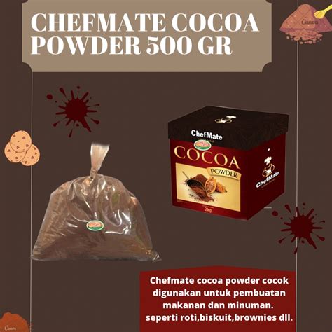 Jual Chefmate Cocoa Pwr 500 Gr Shopee Indonesia