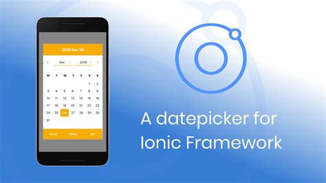 Ionic4 Datepicker Component By Logistic Infotech