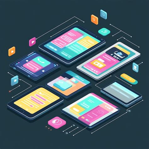 A Visual Of A Mobile App Being Tested For Compatibility Across Different Versions Of Ios And A Visual Of A Mobile App Being Tested For Compatibility Across Different Versions Of Ios And