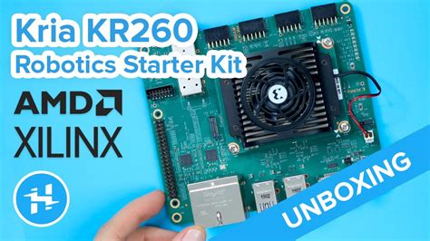 Amd Xilinx Kria Kr260 Robotics Starter Kit Unboxing Youtube