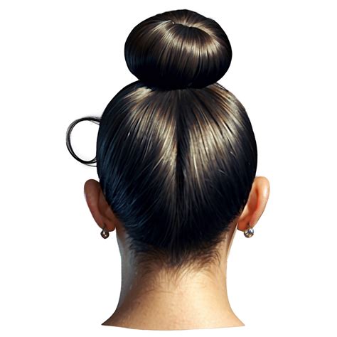 Download Girl Hair Bun Png 58