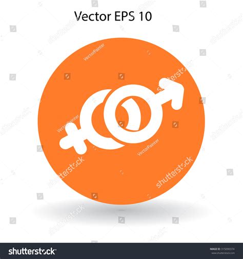 Heterosexual Vector Illustration Stock Vector Royalty Free 315090374