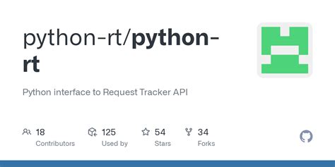 Github Python Rtpython Rt Python Interface To Request Tracker Api