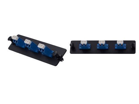 6x Lc Fiber Adapter Panel Singlemode Allcomm Data Supply