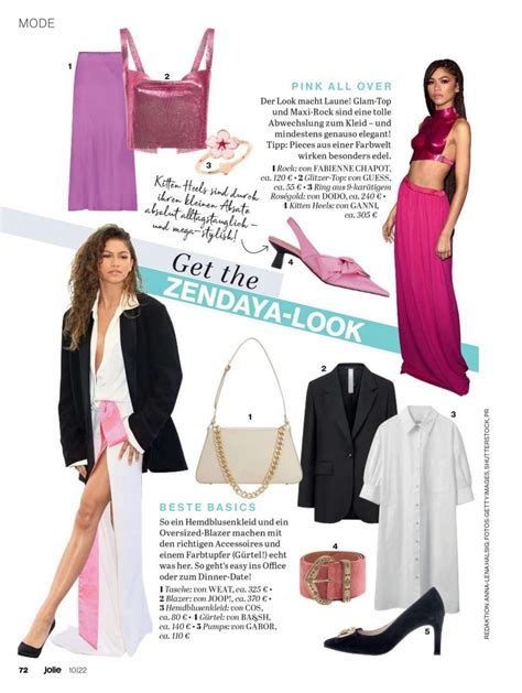 Zendaya Jolie Magazine October 2022 Issue • Celebmafia
