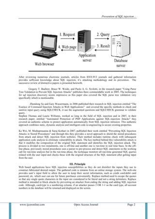 Prevention Of Sql Injection In E Commerce Pdf