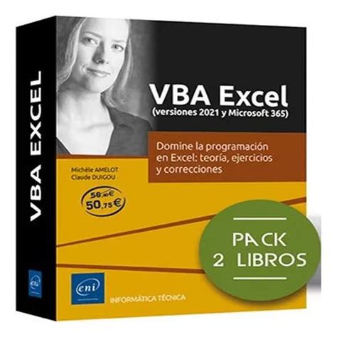 Vba Excel Versiones 2021 Y Microsoft 365 Pack 2 Libros Mic Envío Gratis