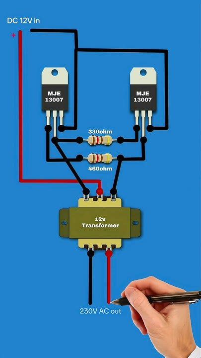 How To Convert Dc To Ac Dc To Ac Converter V Dc To V Ac Electronic Circuit Projects