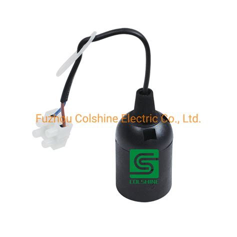 E27 Lamp Holder Screw Plastic Bulb Socket With Wire Terminal Plastic