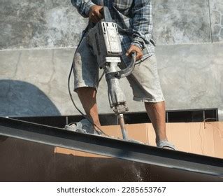 2 084 Hammer Chisel Concrete Images Stock Photos Vectors Shutterstock