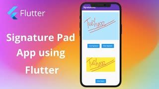 Signature Pad Signature Pad In Flutter Digital Signature In Flutter