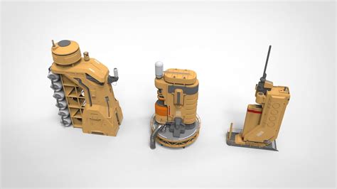 Sci Fi Modular Environment 18 3d Model Cgtrader