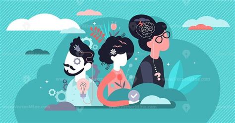 Cognitive Biases As Systematic Error In Thinking And Behavior Outline Diagram Vectormine